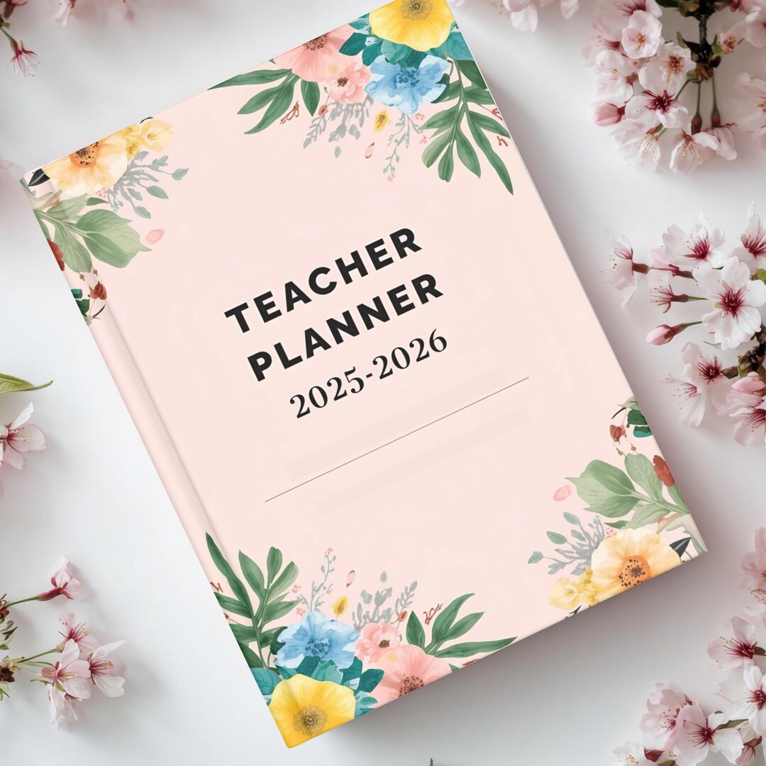 Teacher Planner Printable 2025-2026 : Teacher Agenda Lesson Plan ...