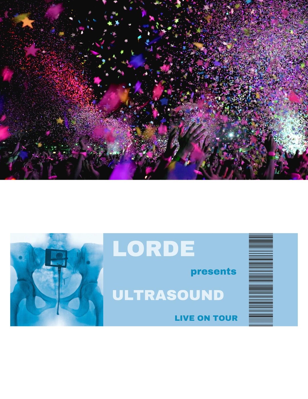Lorde Ultrasound Tour Concert Ticket - Digital Download - Etsy