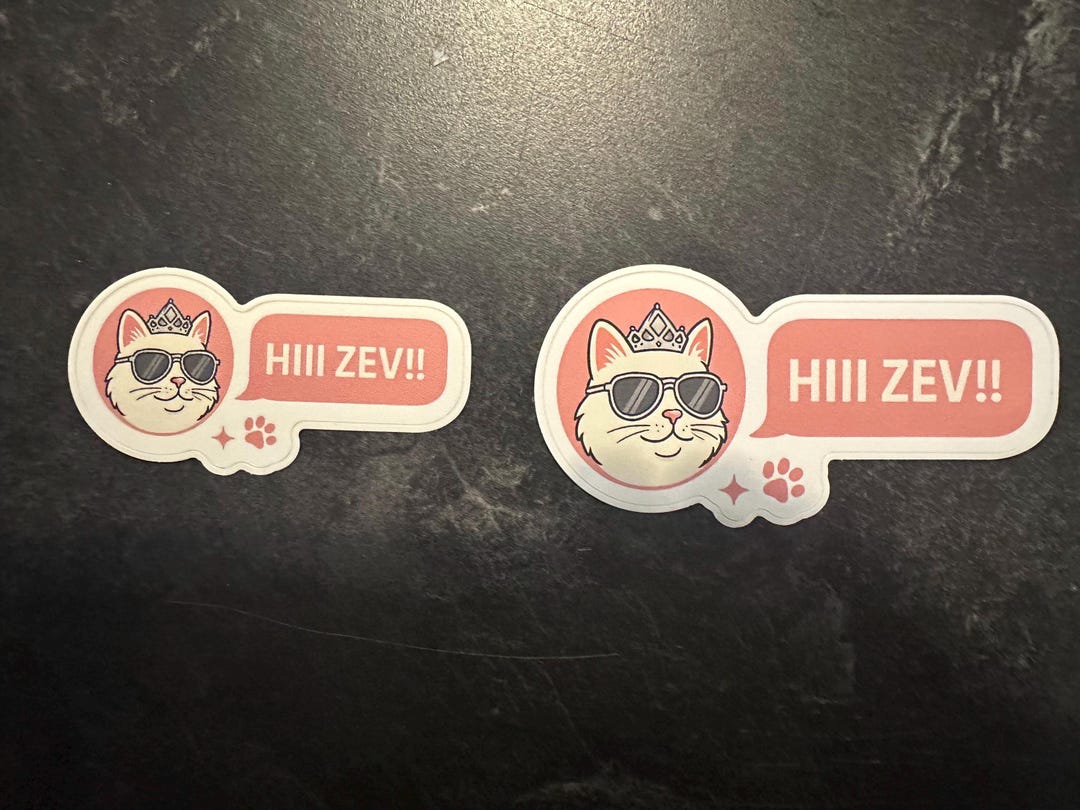 Princess Donut "hiii Zev!!!" Sticker: Dungeon Crawler Carl Fan Art - Etsy