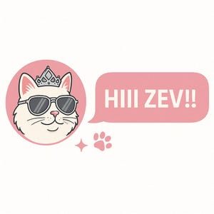 Princess Donut "hiii Zev!!!" Sticker: Dungeon Crawler Carl Fan Art - Etsy