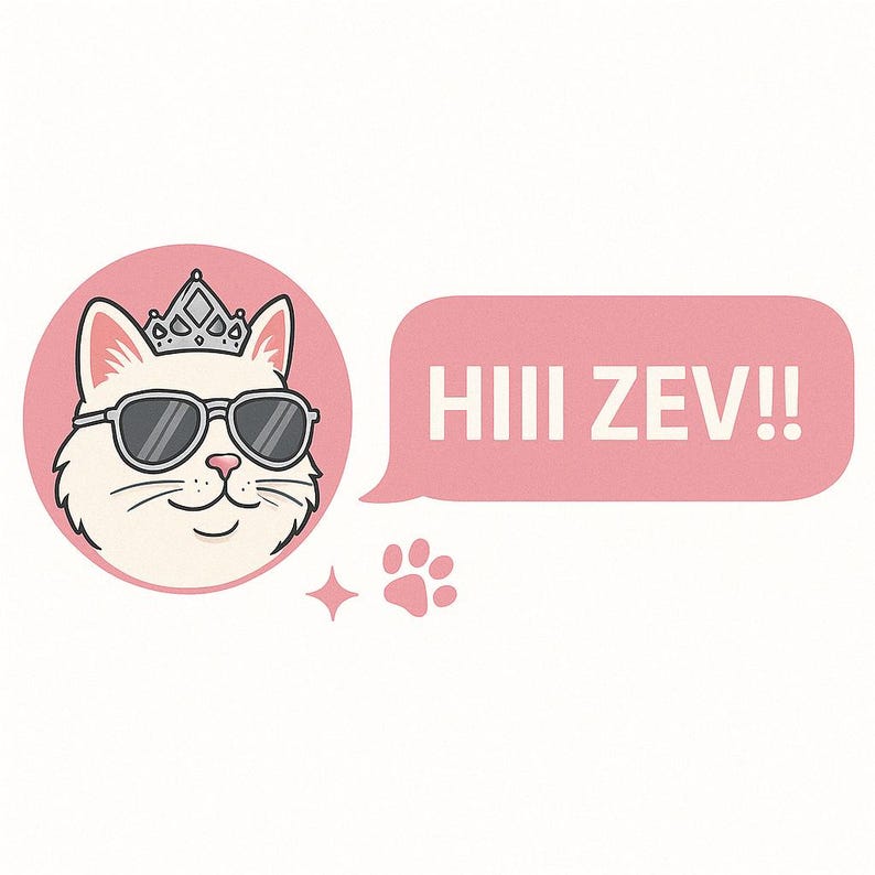 Princess Donut "hiii Zev!!!" Sticker: Dungeon Crawler Carl Fan Art - Etsy