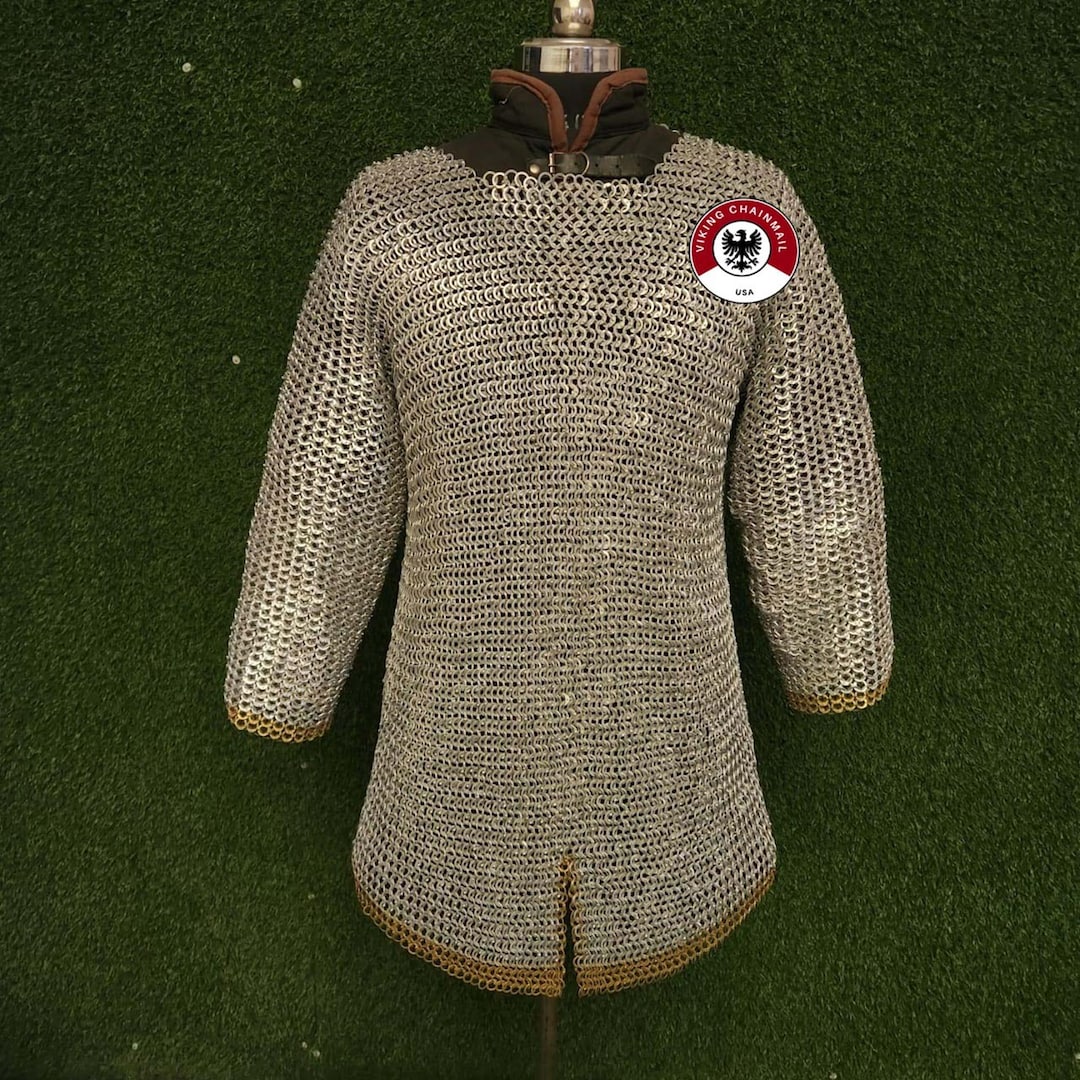 Aluminium 10mm, 16 Gauge, Flat Riveted Ring With Washer Chainmail Shirt ...