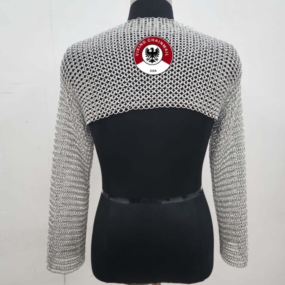Aluminum Chainmail Shrug: Medieval Costume Ren Faire … - Gem