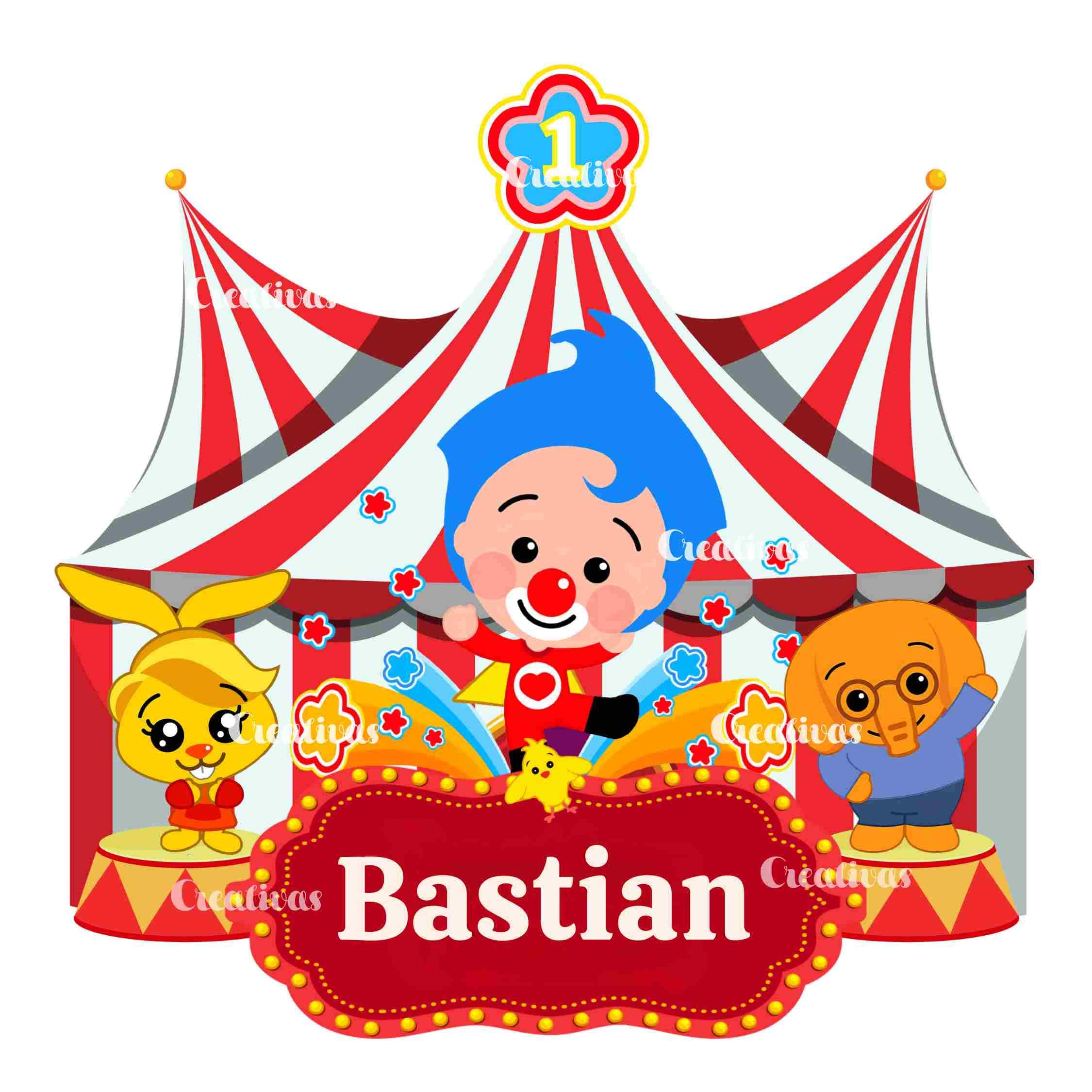 Plim Plim Circo, Archivo digital Plim Plim, camisas, stickers, PNG Plim ...