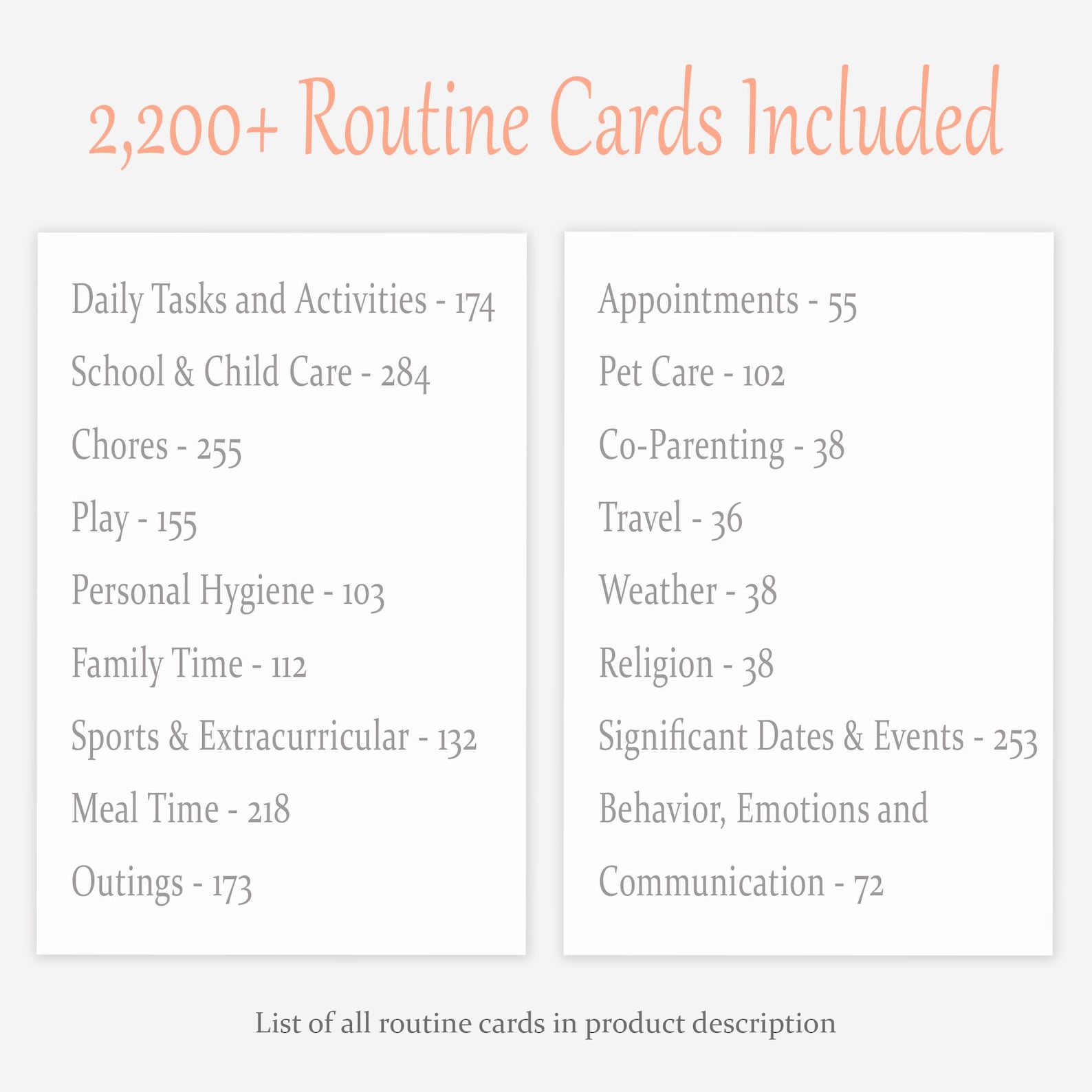 Daily Routine Cards Visual Schedule Toddler Routine Chart for Kids ...