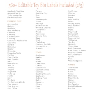 Toy Bin Labels Playroom Label Trofast Toy Storage Box Organization Kids ...