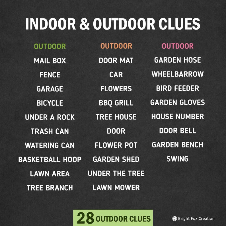 Easter Treasure Hunt for Kids Easter Scavenger Hunt Indoor Outdoor ...