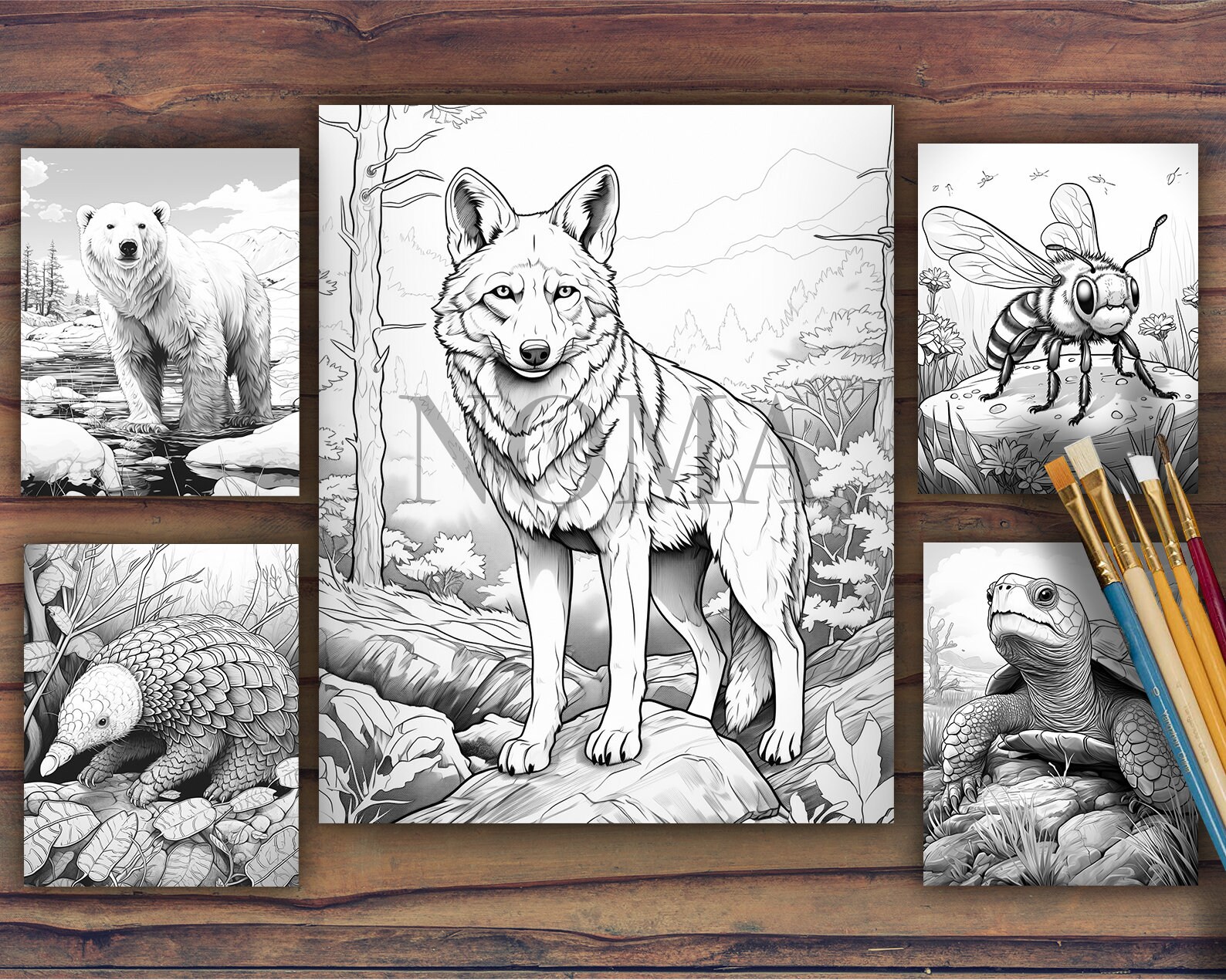 Endangered Species Coloring Pages - Etsy