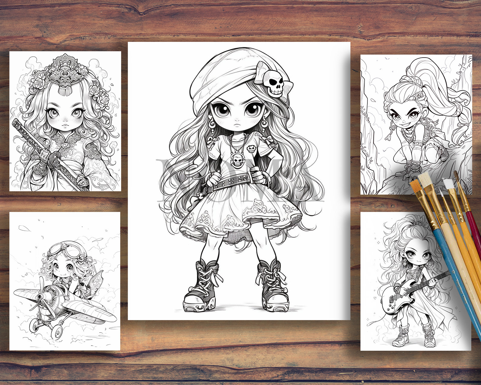 Adventure Girl Coloring Book - Etsy