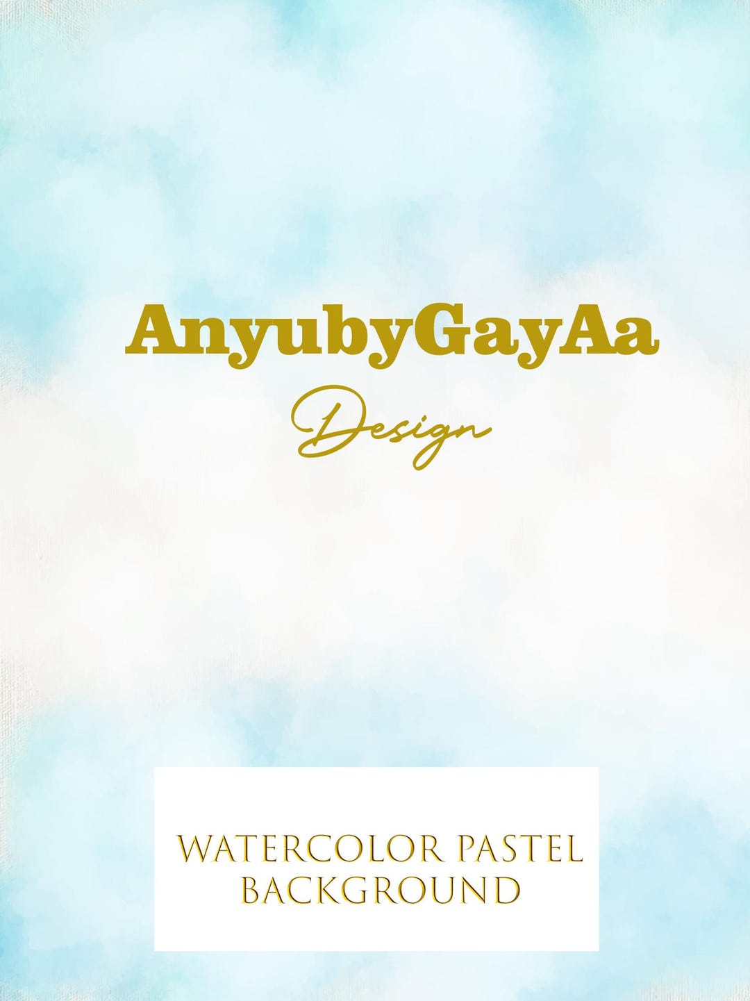 High-res Watercolor Cloud Blue Backdrop | Large Printable Background 42 ...