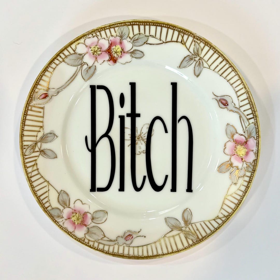 Vintage Swear Plates - Etsy
