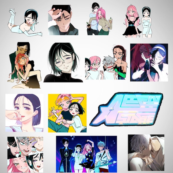 Alien Stage Sticker - Etsy