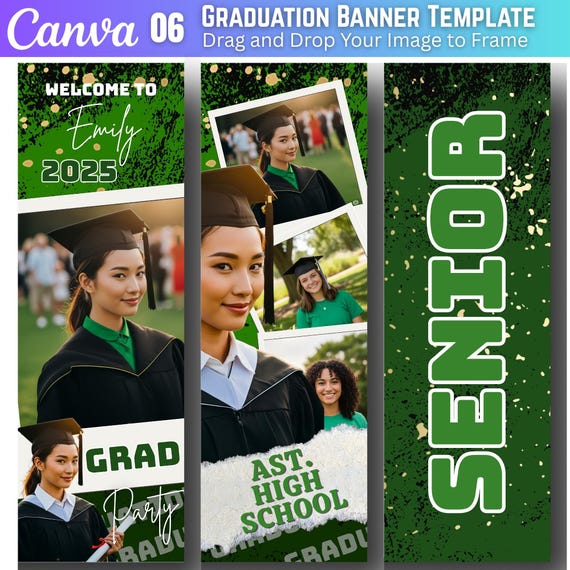 Graduation Banner Design Template
