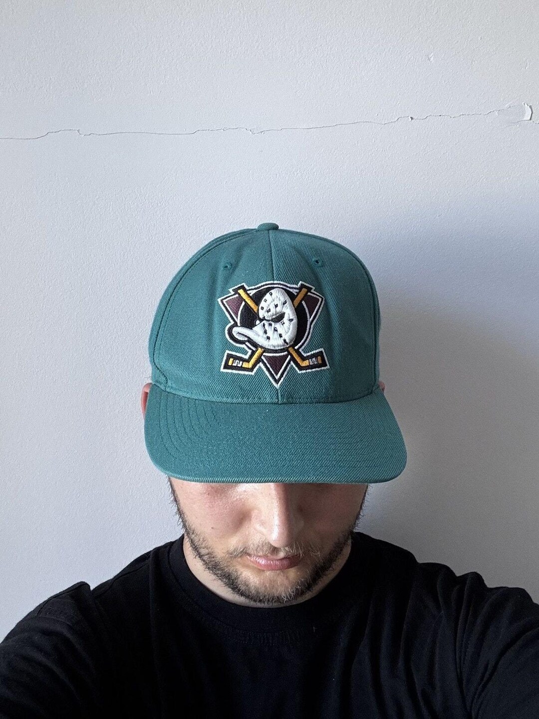 The Mighty Ducks Mitchell and Ness NHL Cap Hat Vintage 90s - Etsy