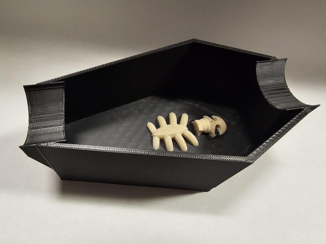 Coffin Cigar Ashtray With Skeleton Inlay - Etsy