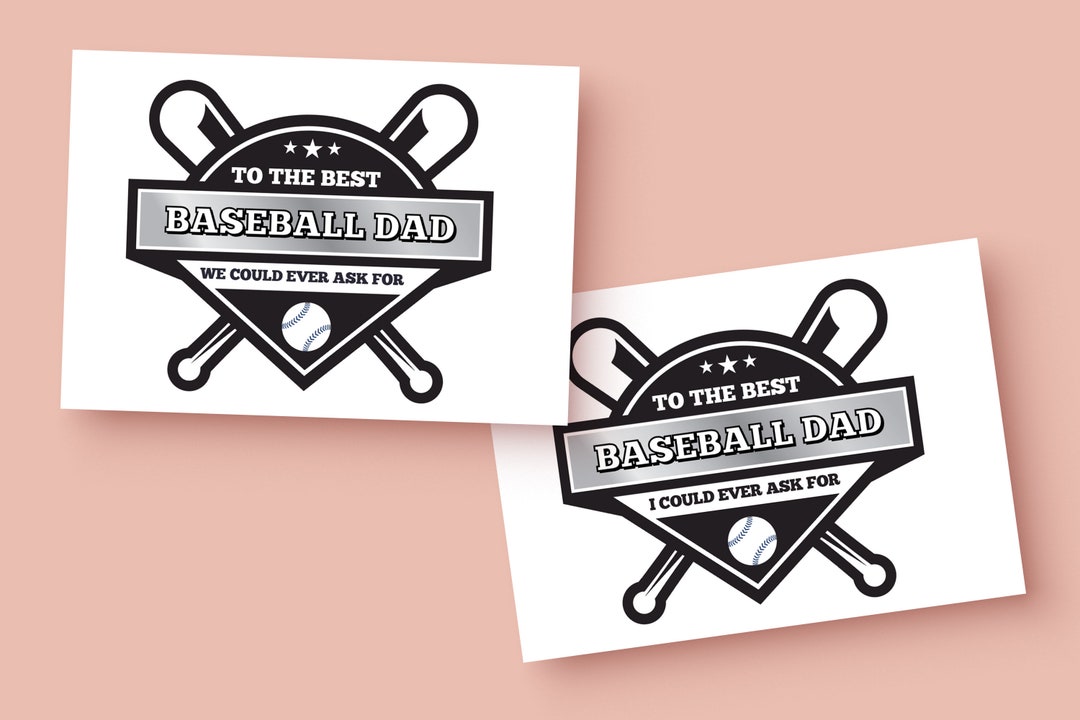 Printable Baseball Dad Father's Day Card Mother's- Sweet Sports ...