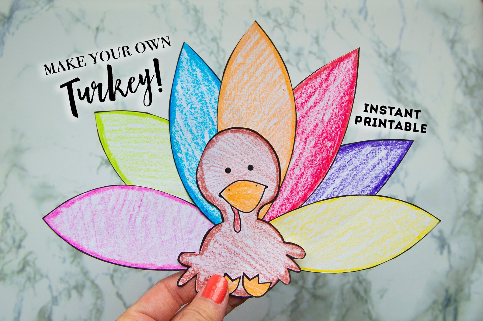 Create Your Own Turkey Printable - Activity, Toddler, Kids, Preschool ...