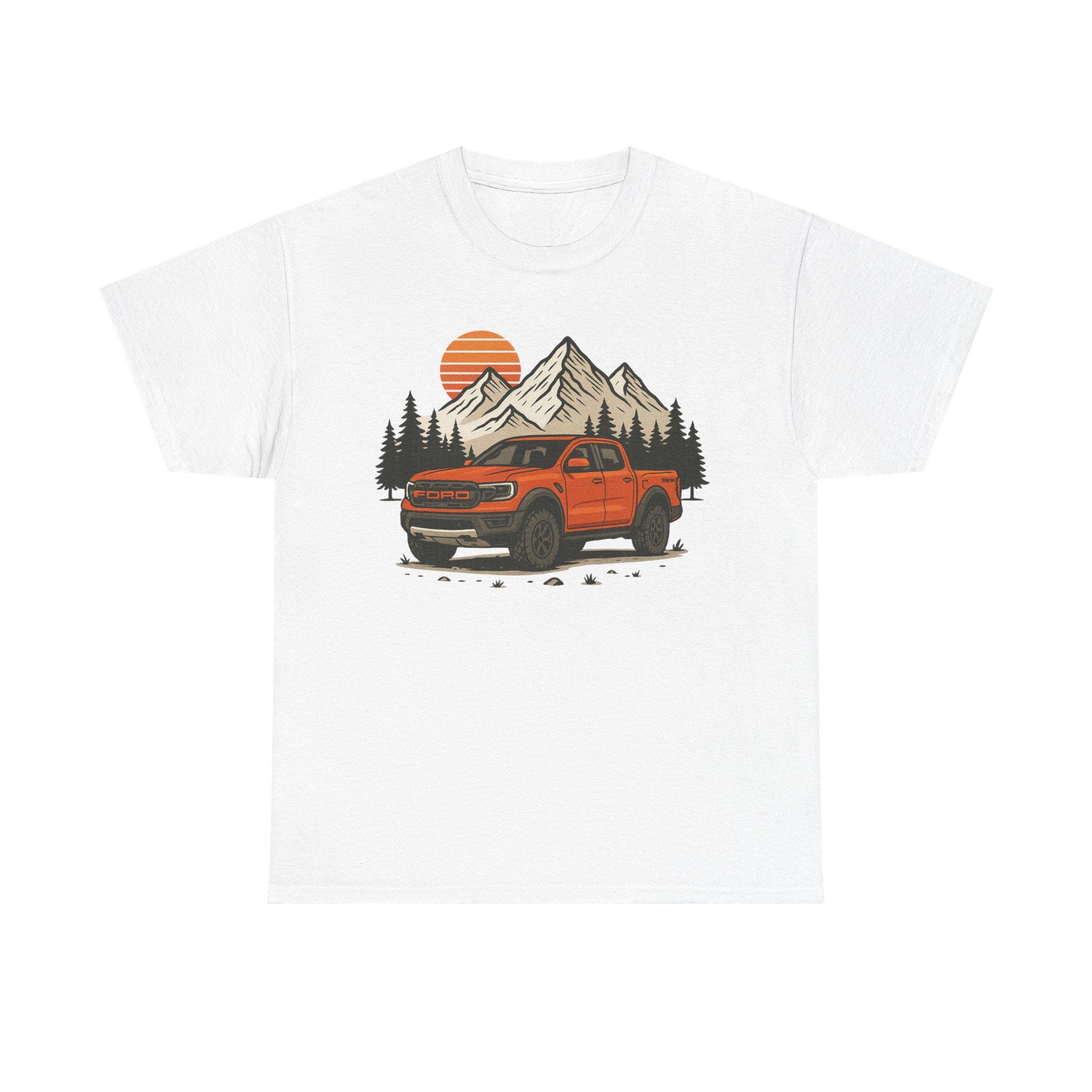 Ford Ranger Raptor Mountain Adventure Unisex Heavy Cotton Tee, Nature ...