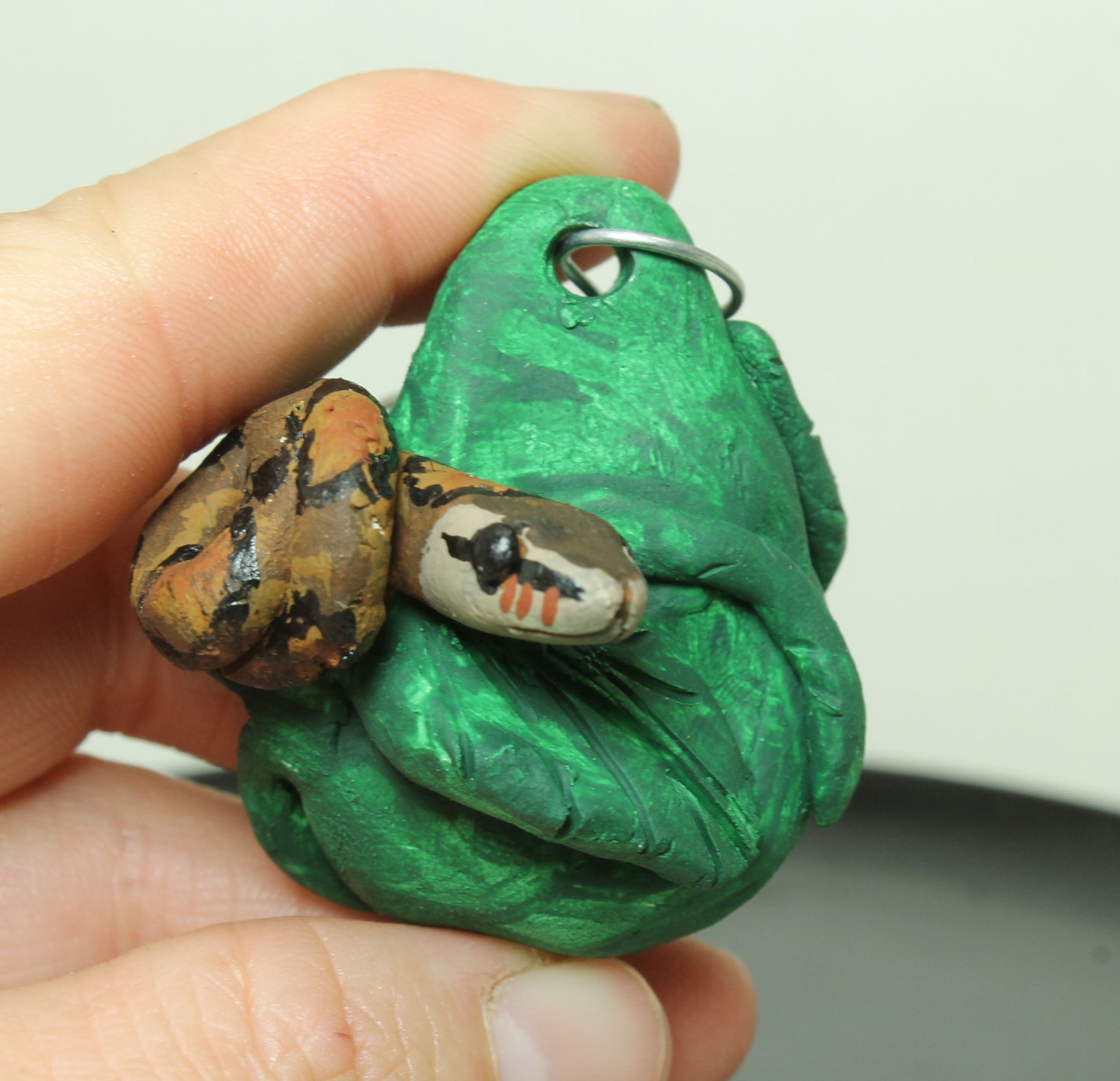 Ball Python Christmas Ornament Mini Pottery Ornament - Etsy