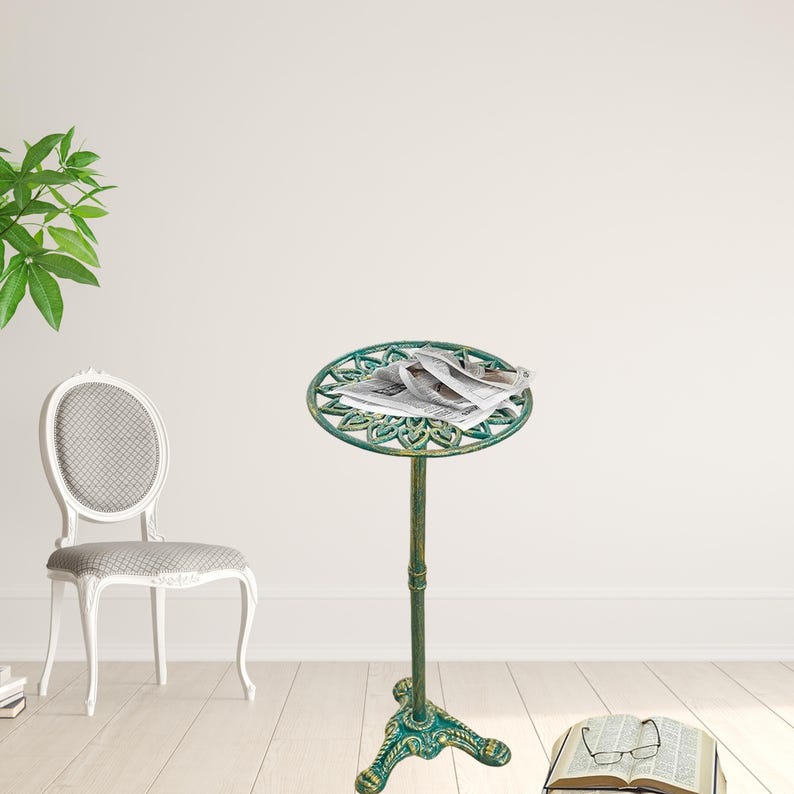 Vintage Cast Iron Plant Stand: Rustic Outdoor Garden Decor - Etsy
