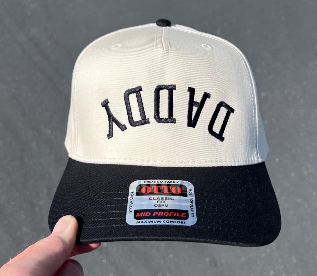 Daddy Upside Down Hat, Father's Day Gift, Dad Hat, Upside Down Hats ...