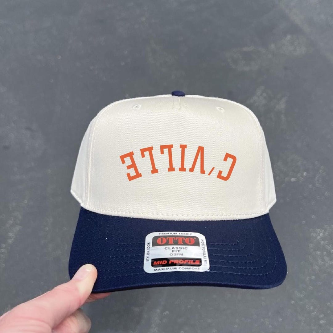 C'ville Upside Down Hat, Charlottesville Virginia Hat, State Hat ...