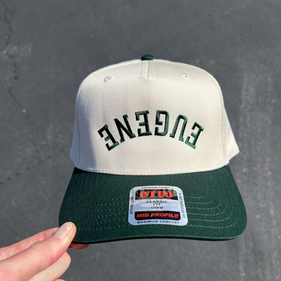 Eugene Upside Down Hat, Eugene Oregon Hat, City Hat, Upside Down Hats ...