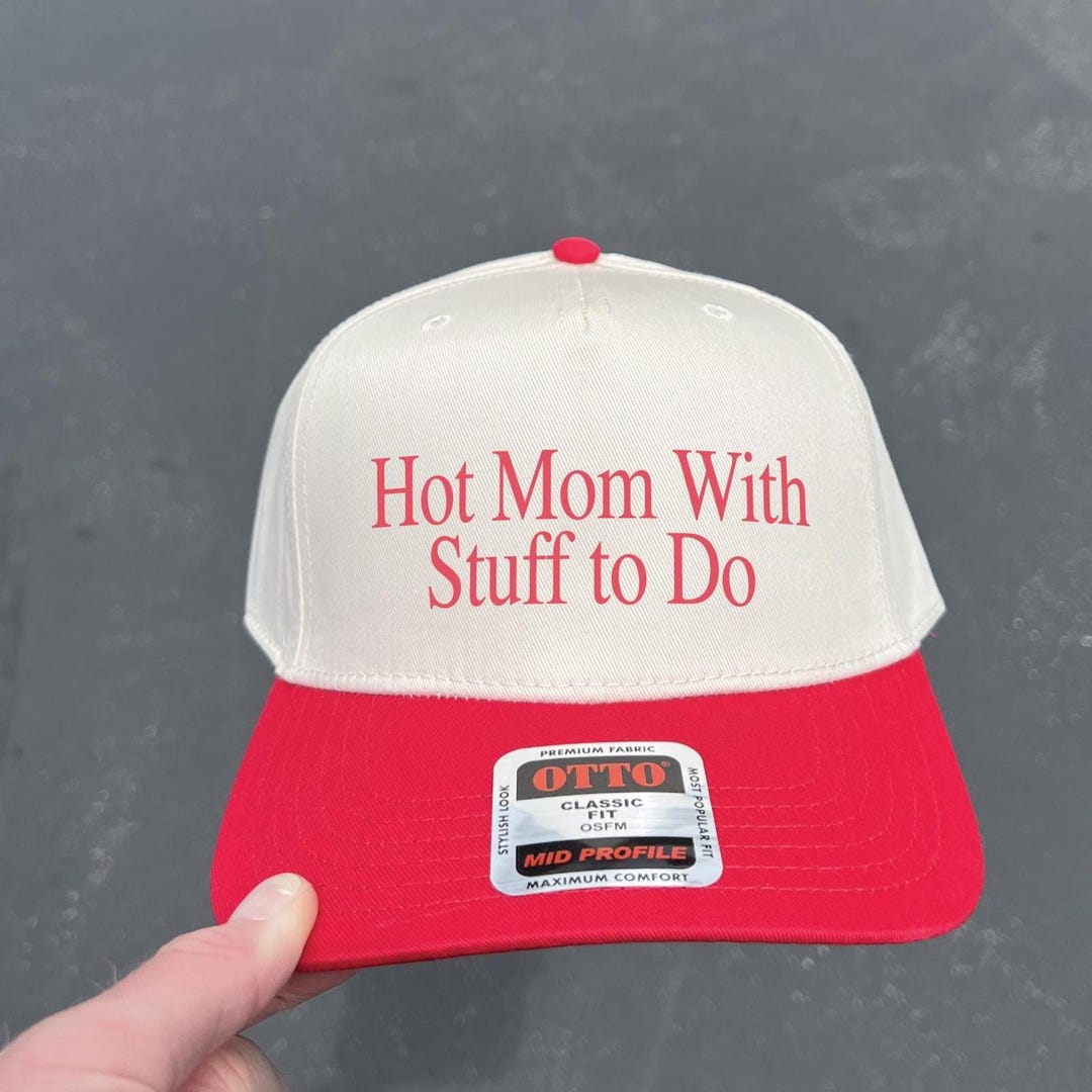 Hot Mom With Stuff to Do Hat, Hot Mom Hat, Soccer Mom, Mom Life, Mommin ...