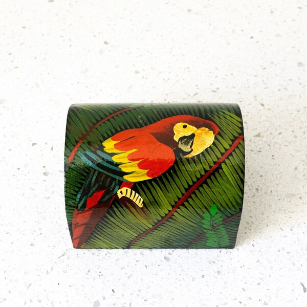 Hand Painted Parrot - Etsy