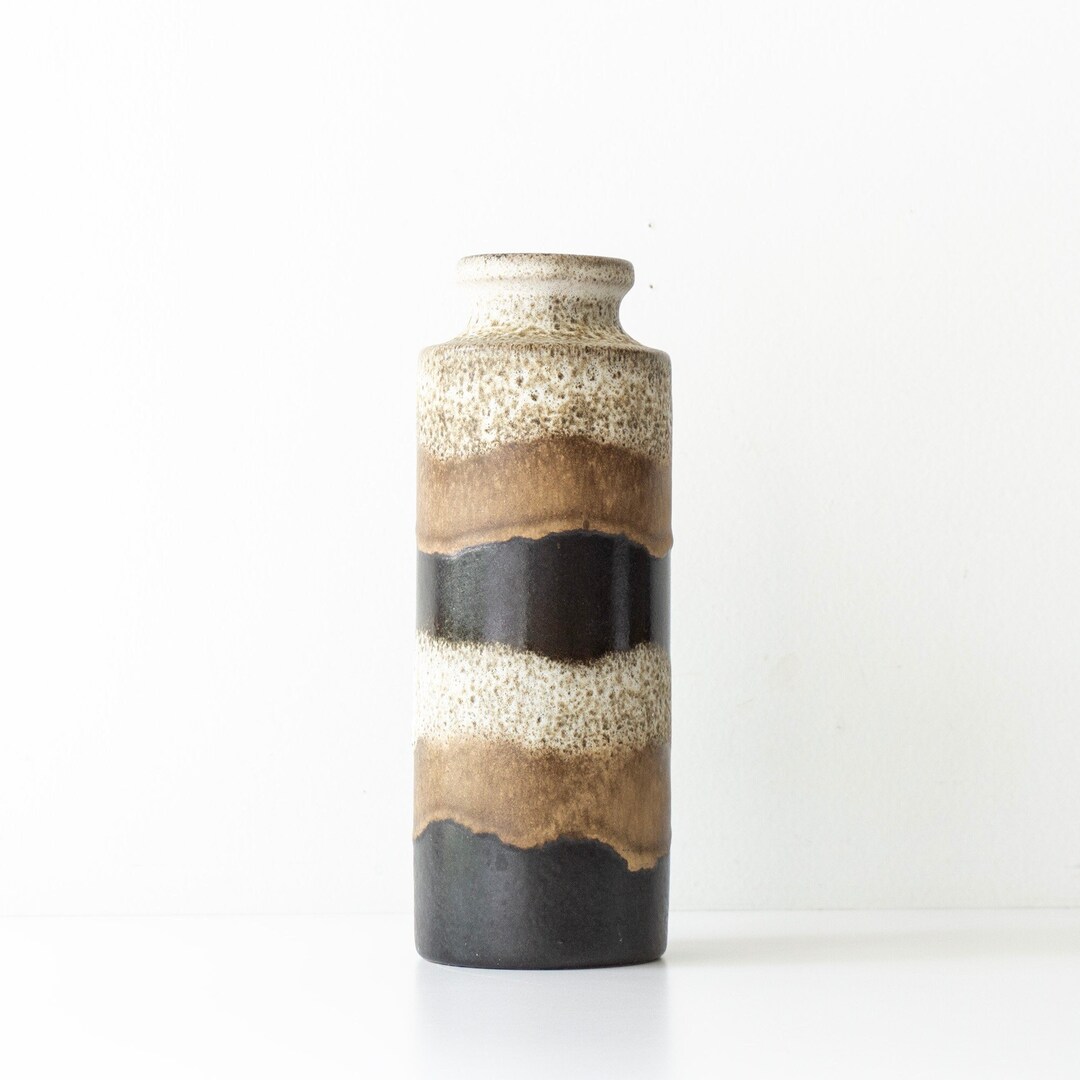 Vintage Mid Century Modern West German Pottery Vase - Etsy