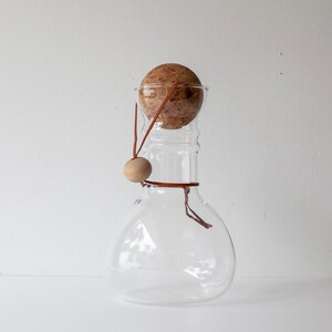 Vintage Modern Pyrex Cork Glass Decanter - Etsy