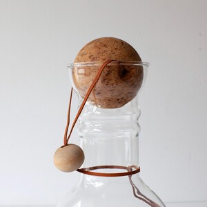 Vintage Modern Pyrex Cork Glass Decanter - Etsy