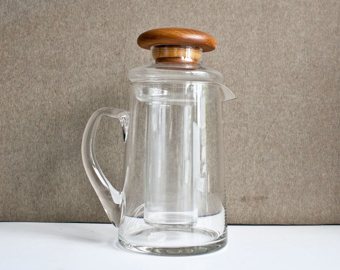 Hand Blown Glass Pitcher - Etsy