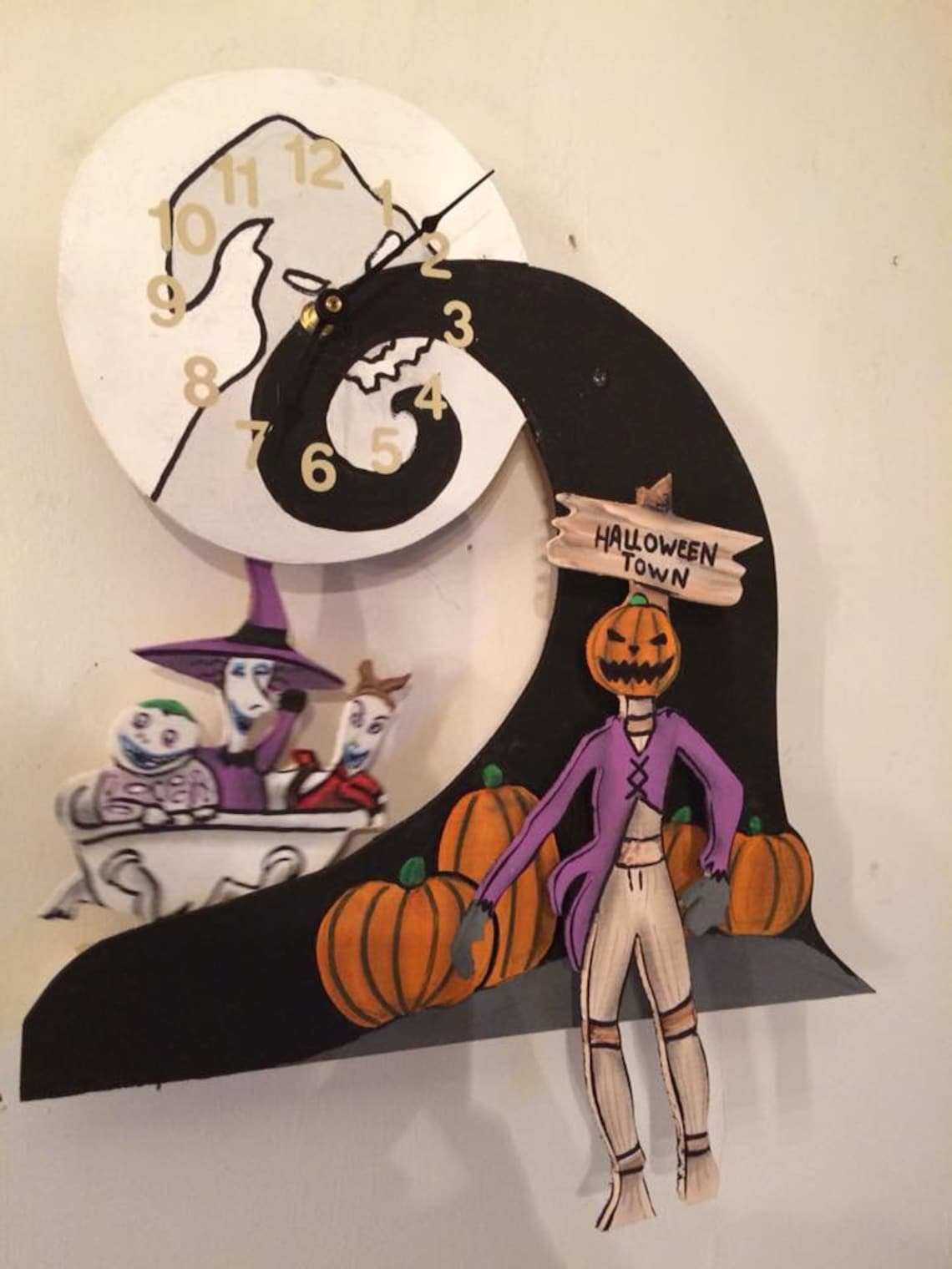 Nightmare Before Christmas 3D Pendulum Clock - Etsy