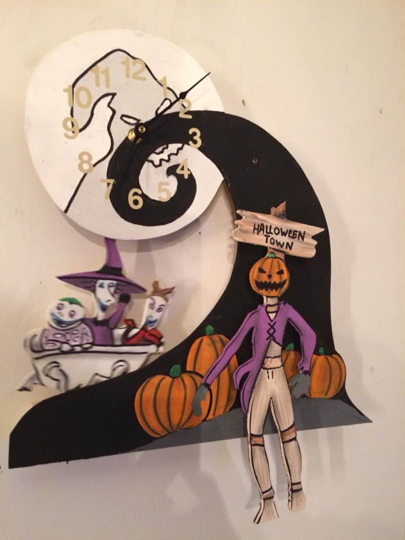 Nightmare Before Christmas 3D Pendulum Clock - Etsy