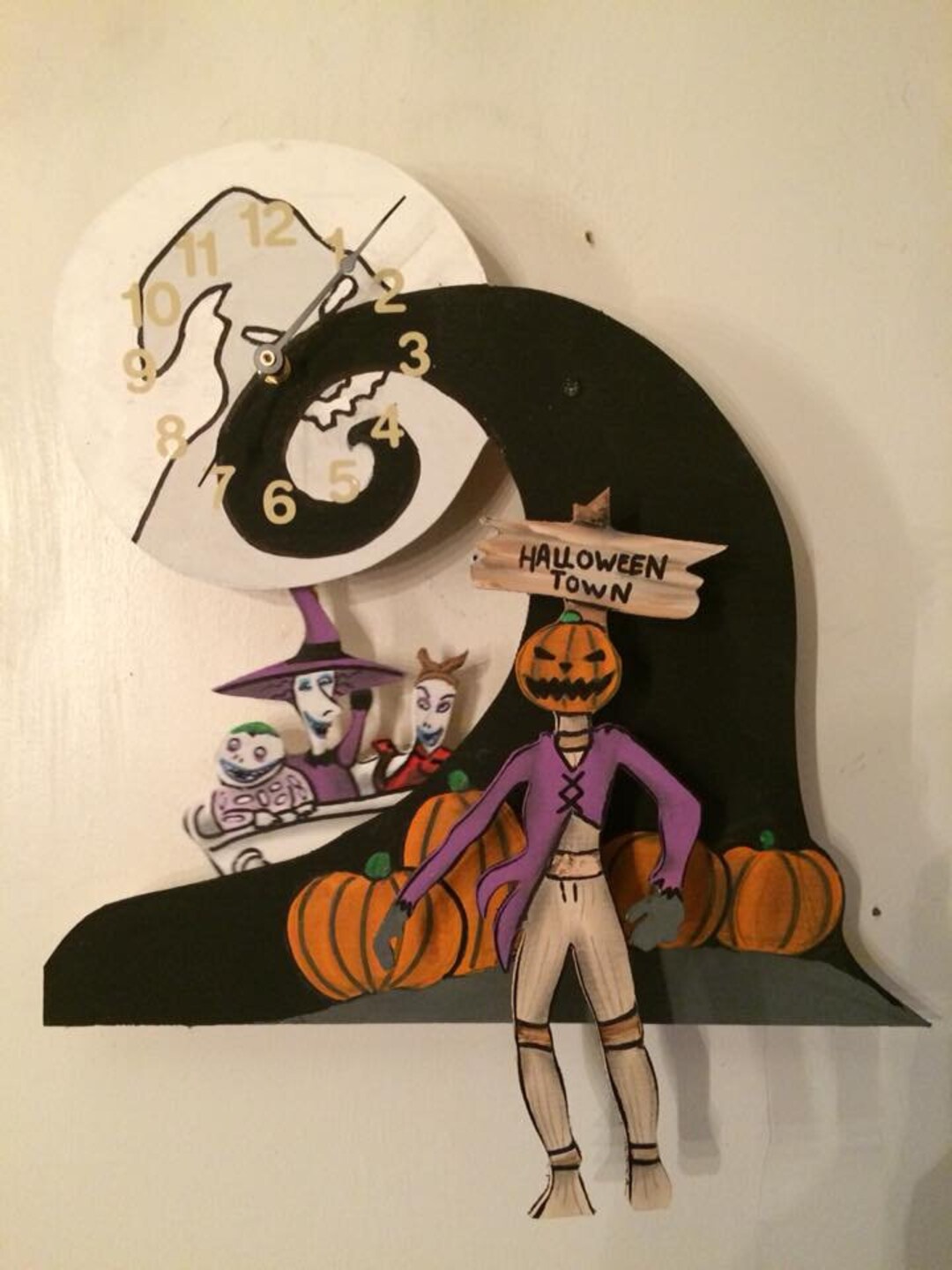 Nightmare Before Christmas 3D Pendulum Clock - Etsy