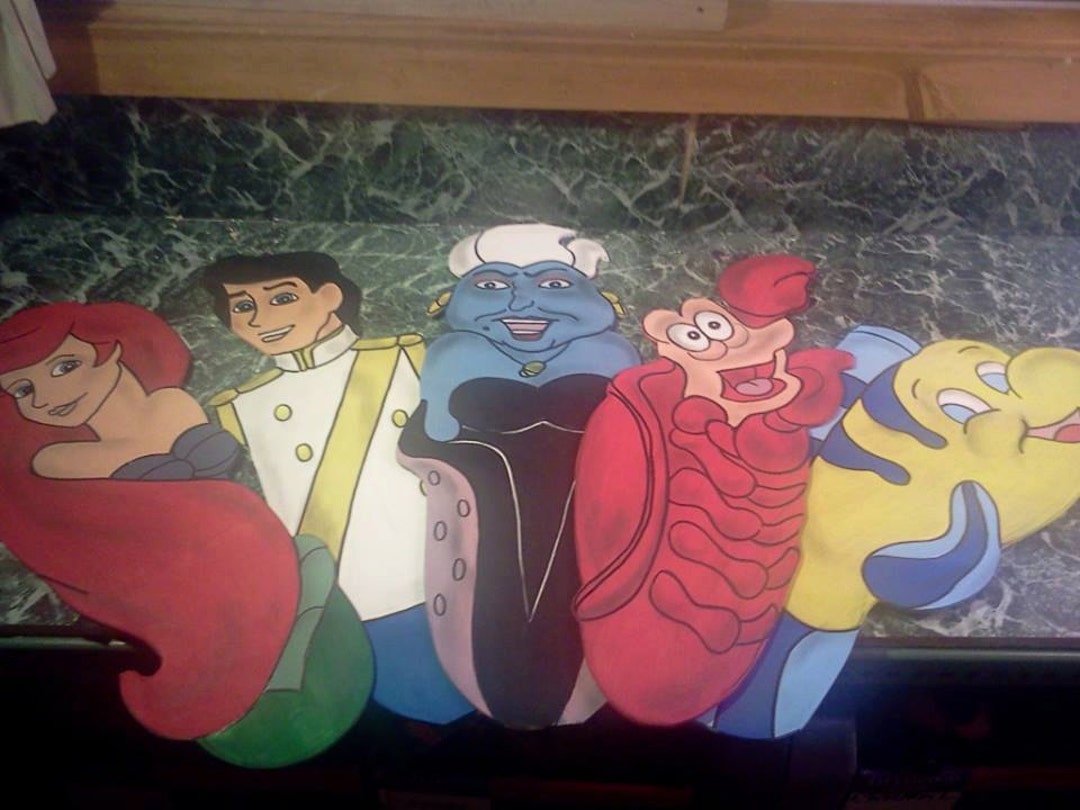 The Little Mermaid Childrens Ceiling Fan Blades for Bedrooms Nurseries ...