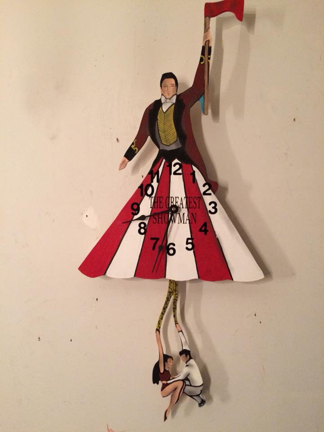 The Greatest Showman Pendulum Clock - Etsy