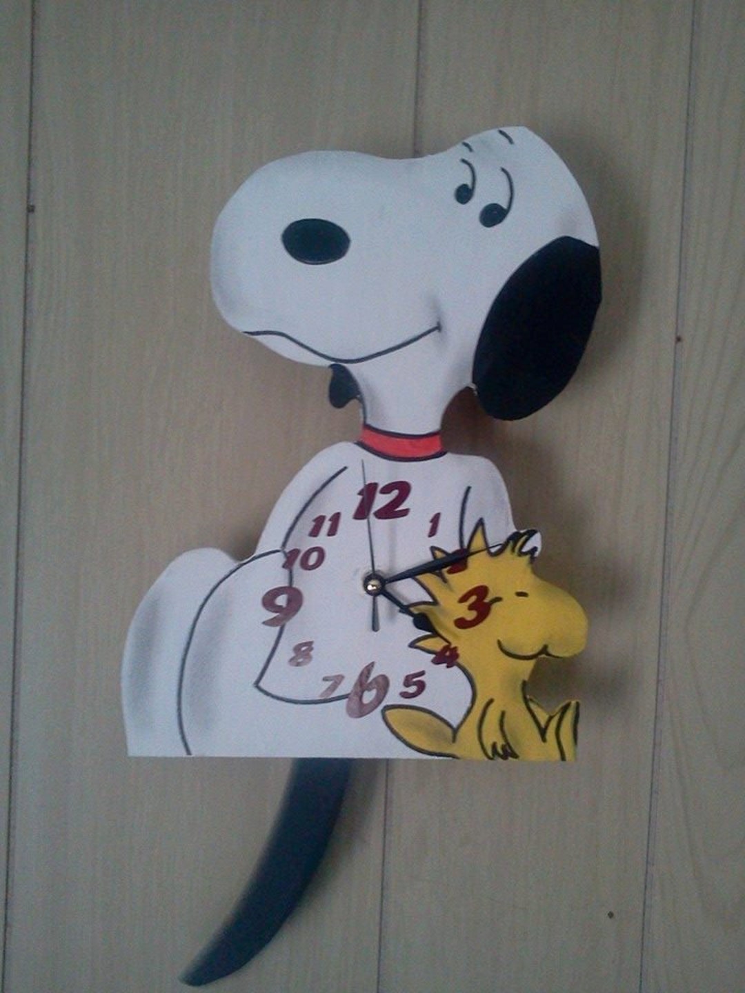 Snoopy Childrens Pendulum Clock for Nursery Bedroom or Play Area - Etsy