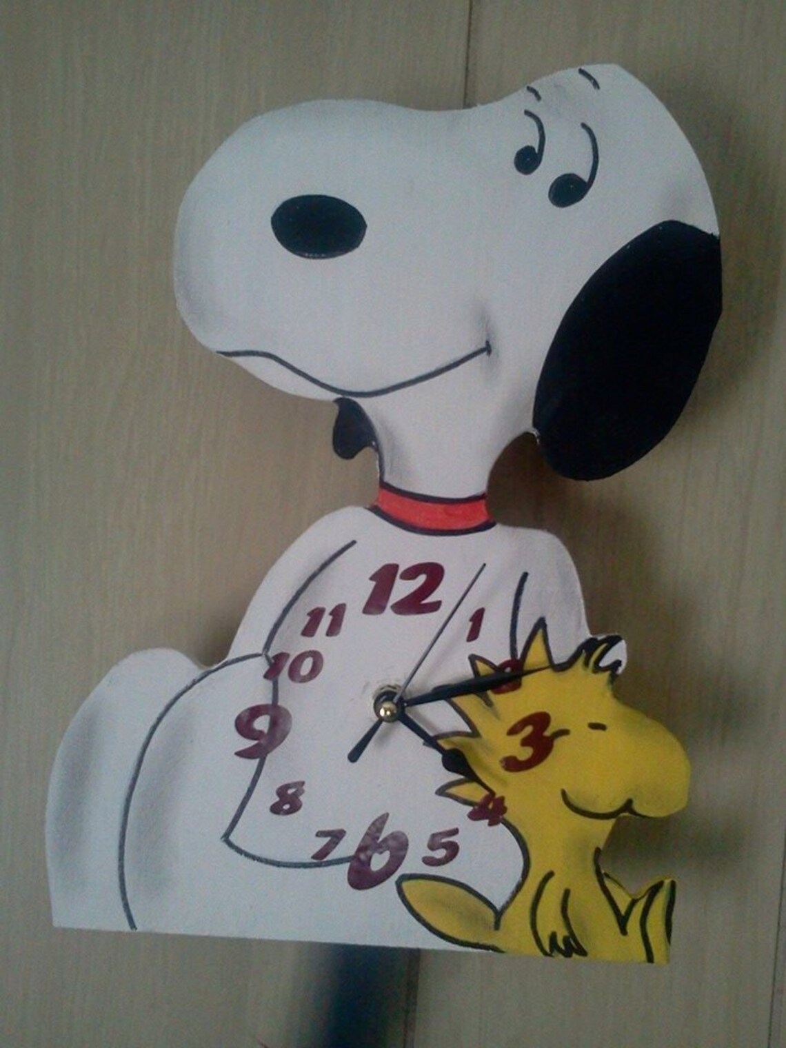 Snoopy Childrens Pendulum Clock for Nursery Bedroom or Play | Etsy