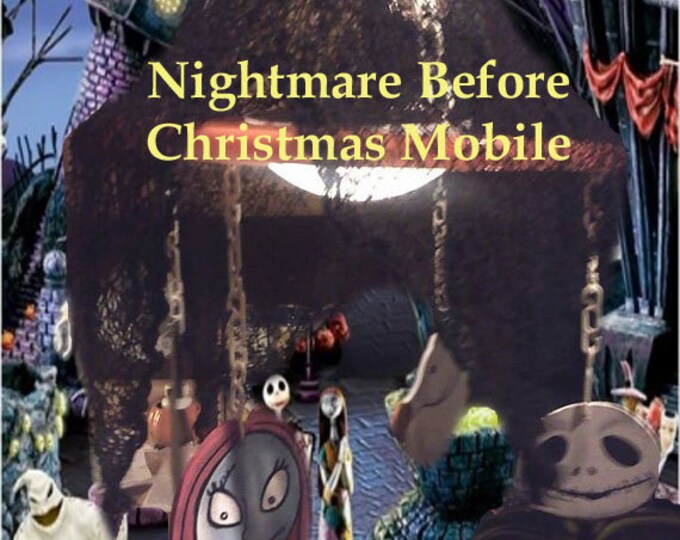 Nightmare Before Christmas Baby Infant Mobile - Etsy