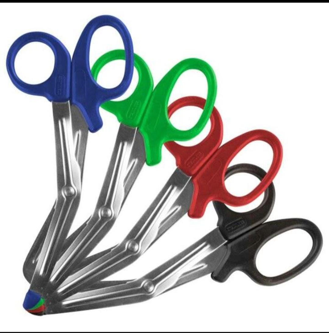 Universal Utility Bandage Scissors, Plastic Handle With Non Stick Blade ...