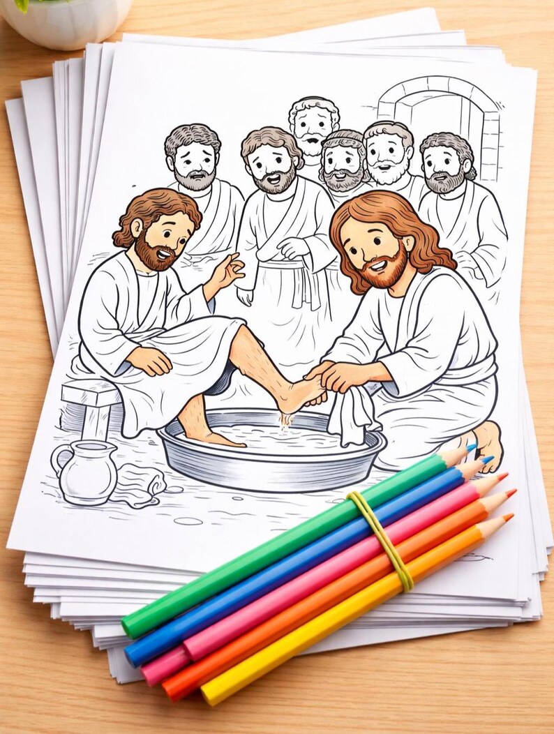 Printable Kids Easter Coloring Pages , Holy Week and Resurrection ...