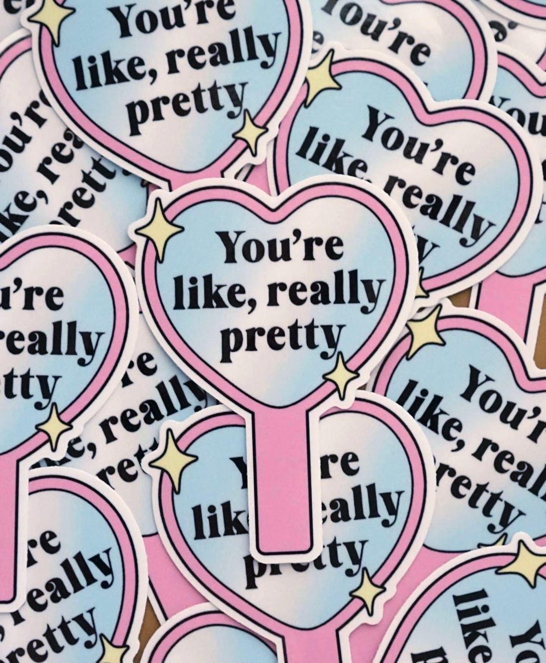 You’re Like Really Pretty - Mean Girls Sticker- Cute Heart Decal ...