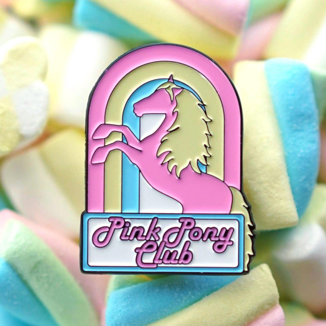 Chappell Roan Fan Pin Cute Pink Pony Club Enamel Accessory - Etsy