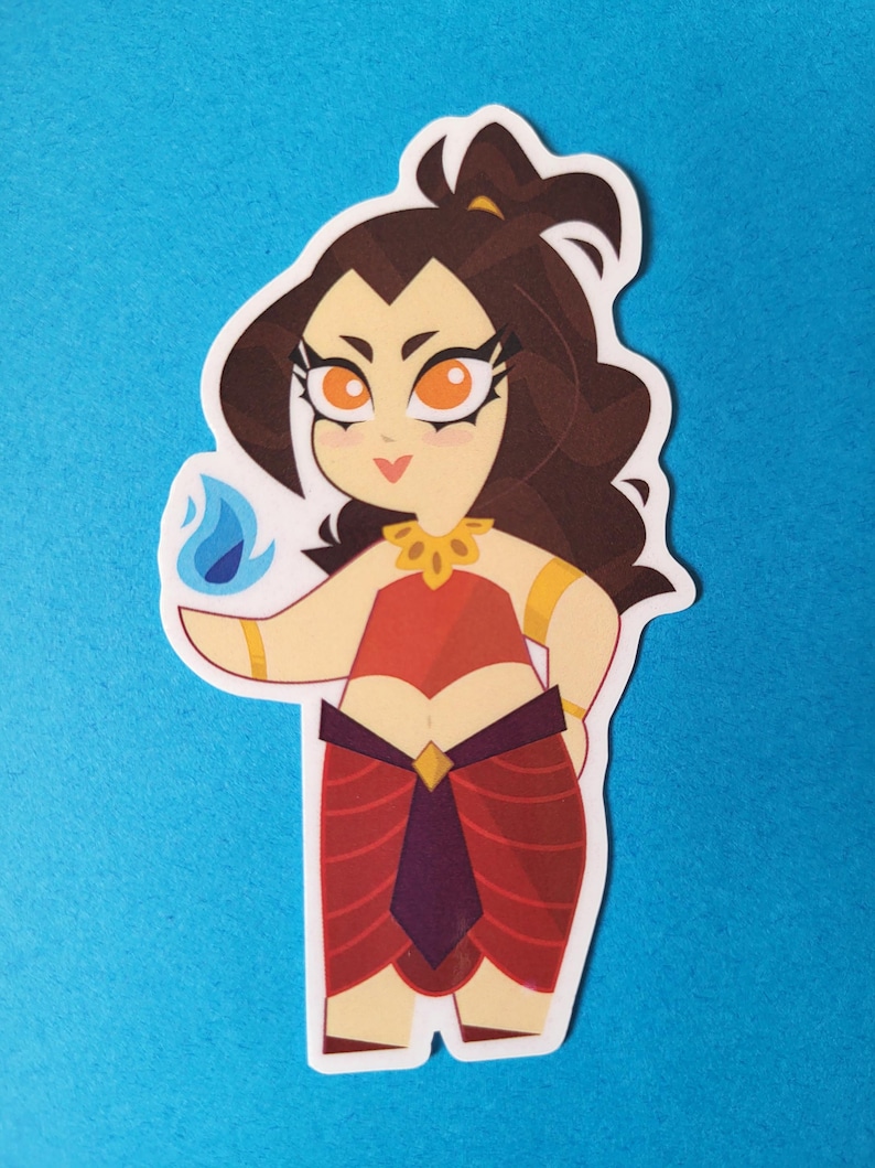 Avatar (ATLA) Chibi Sticker - AZULA - Original Artwork - Etsy