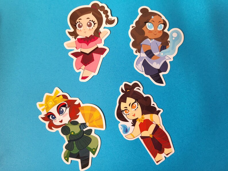 Avatar (ATLA) Chibi Sticker - AZULA - Original Artwork - Etsy