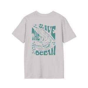 Eco-friendly "save the Ocean" T-shirt, Unisex Softstyle Tee, Ocean ...