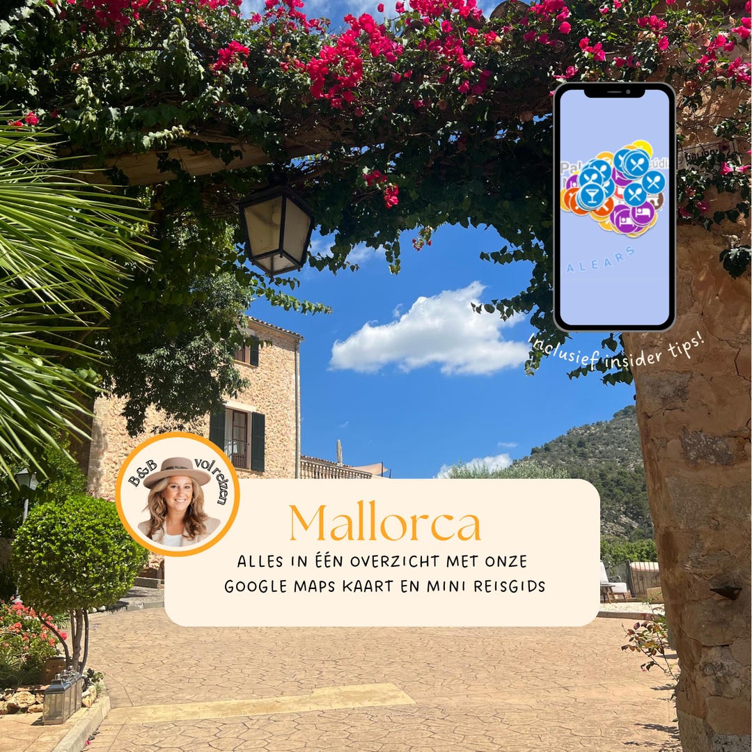 Travel Guide Mallorca 2025 With Google Maps Map: Everything in One ...