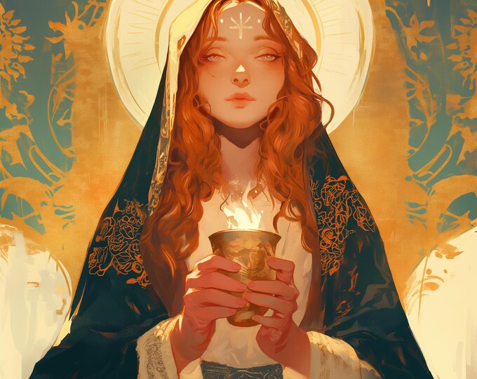 Mary Magdalene Wall Art Print - Etsy